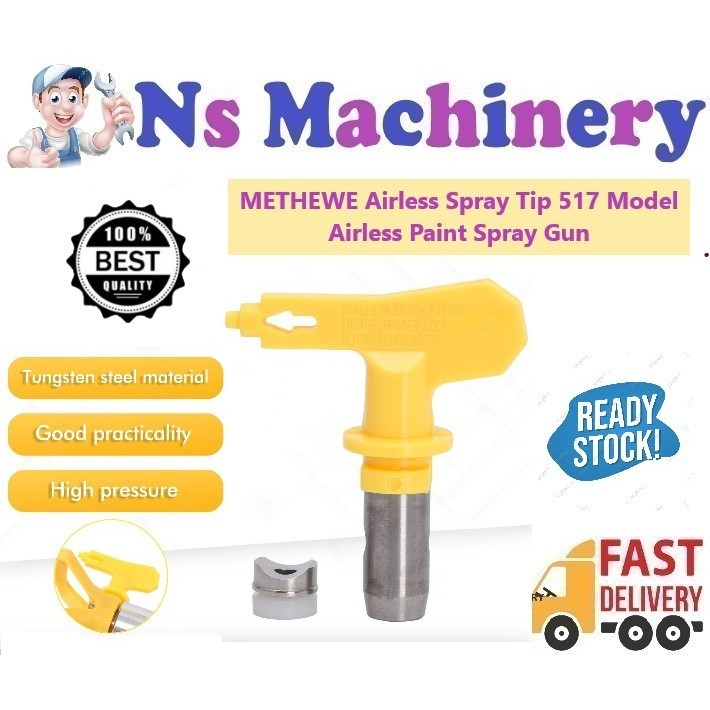 Airless Spray Tip 517 Model Airless Paint Spray Gun Sprayer Nozzle for ...