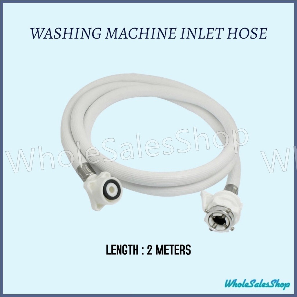 [2 METER] WASHING MACHINE INLET HOSE UNIVERSAL WASHING MACHINE PIPE ...