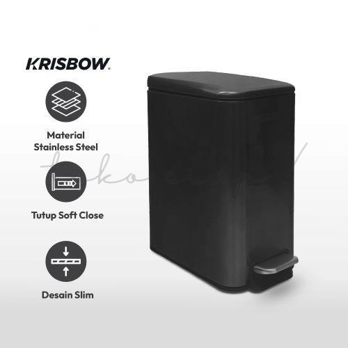 Toko-ready 5 Ltr Stainless Slim Soft Close Trash Can - Hitem | Shopee ...
