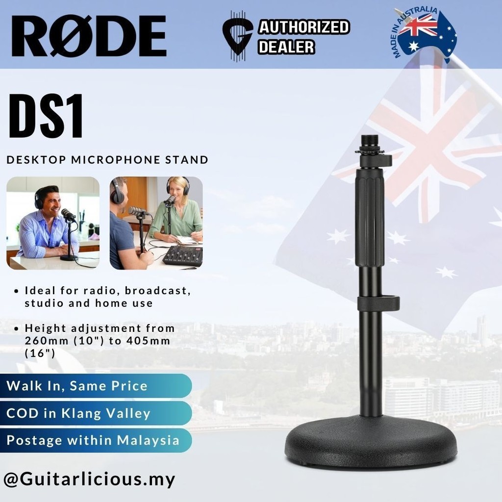 Rode DS1 Microphone Desk Stand Holder ( DS-1 / DS 1 ) | Shopee Malaysia