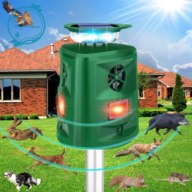 Solar Ultrasonic Animal Repeller,Cat Repellent Outdoor,Repellent Animal ...