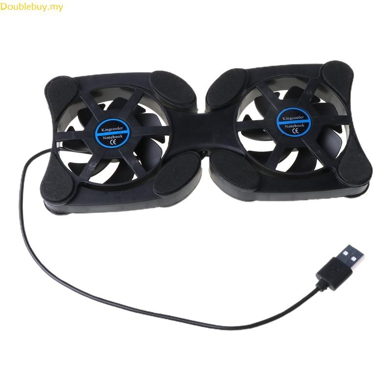Doublebuy for Notebook for Laptop Spare Part CPU USB Cooling Dual Fan ...