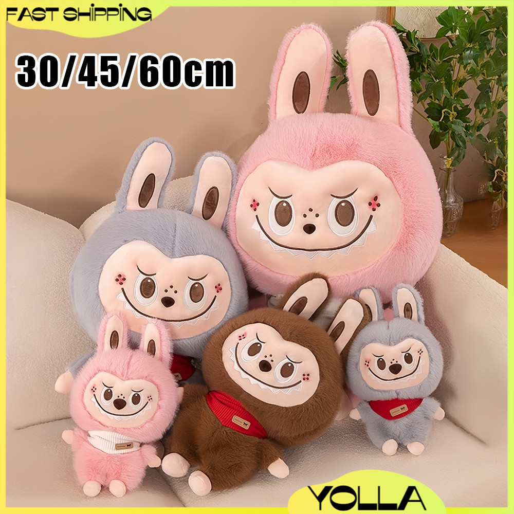 30/45/60 cm Labubu Stuffed Toy PoPmart Labubu Plushie for Kids Girls ...