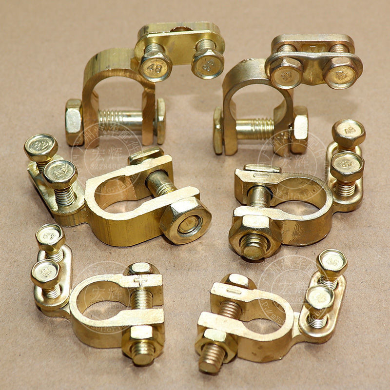 Pure Copper Car Battery Pile Head Battery Connector Clip Battery ...