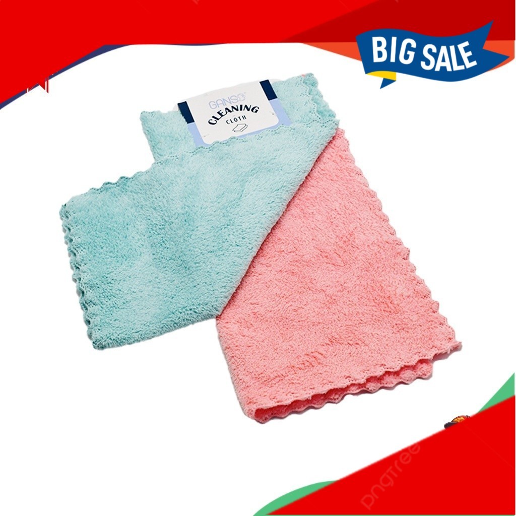 (2pcs) Tuala Mini Microfiber, Sapu Tangan Microfiber, Ganso ...