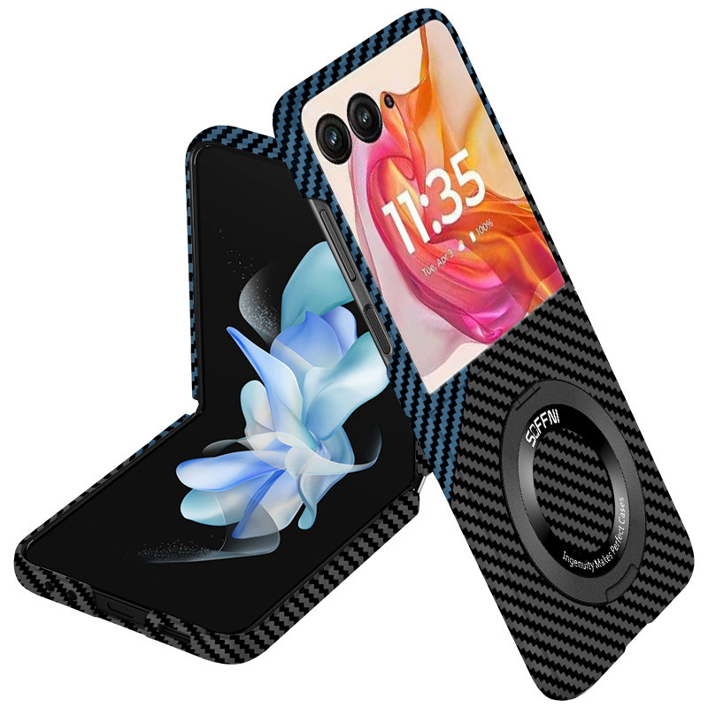 Folding Case For Motorola Razr 50 50 Ultra Razr Plus 2024 Matte Carbon ...