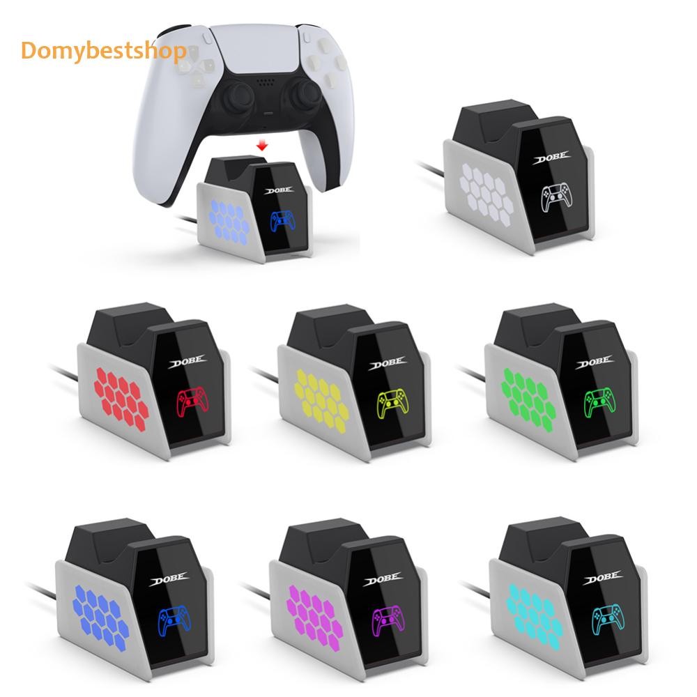 For PS5 Charging Station with RGB Light Fast Charger for PS5 Wireless ...