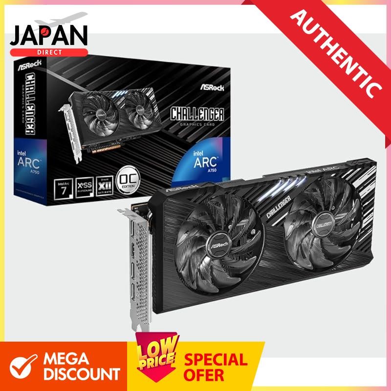 ASRock Intel Arc A750 graphics with 8GB memory Semi-fanless ...