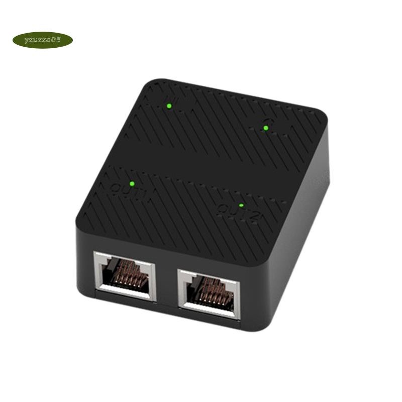 2 Port 100Mbps Network Switch RJ45 Network Cable Splitter Extender ...
