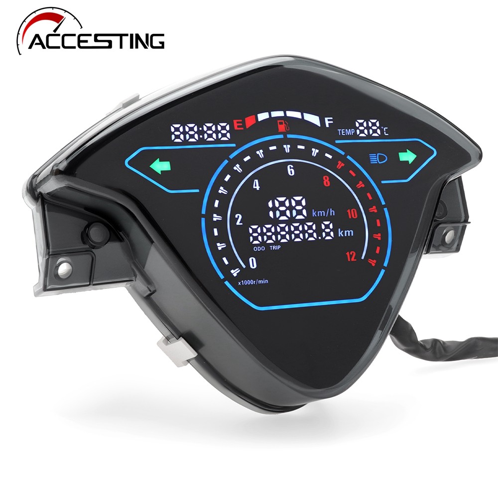 2025 NEW Digital Speedometer Gauge LED Meter Speedometer ASSY Odometer ...