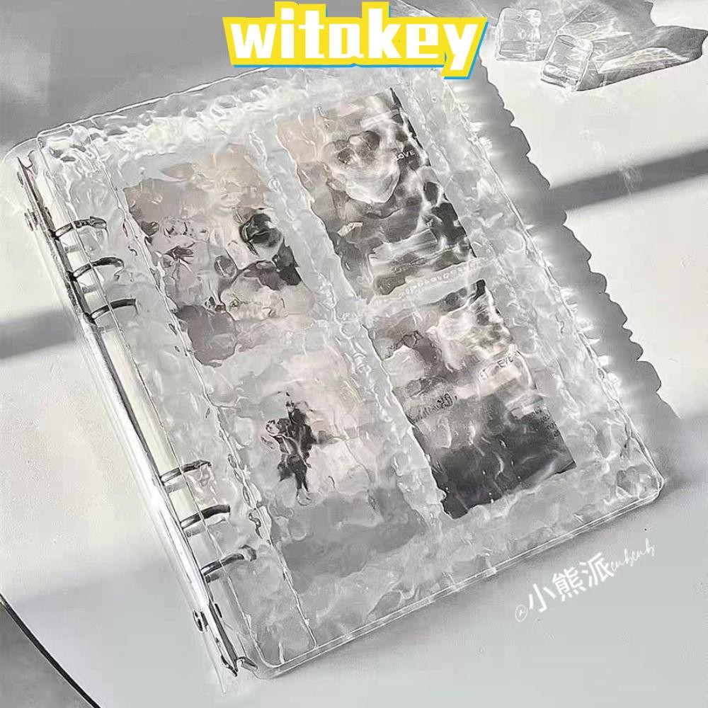 WITAKEY Photo Album, A5/A8 Water Ripple Photocards Holder, High Quality DIY Detachable Loose ...