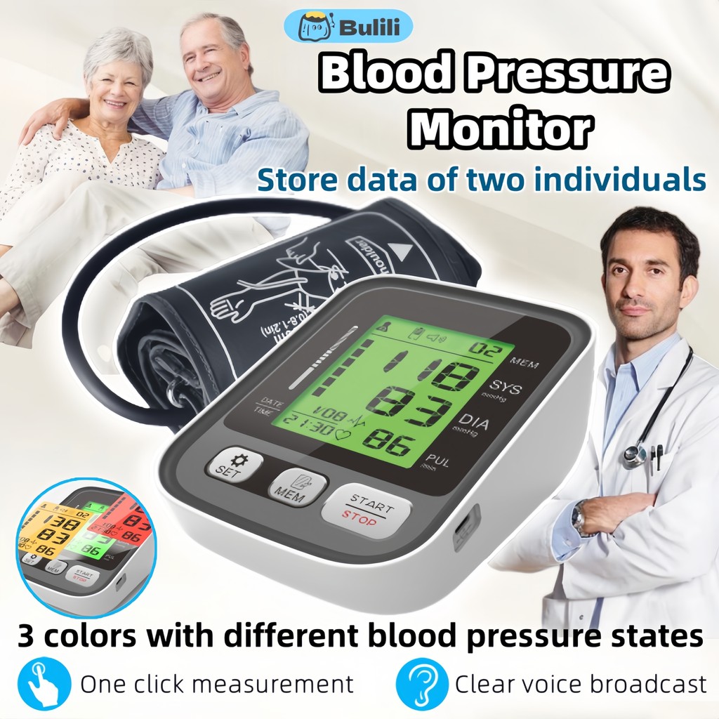Alat Ukur Tekanan Darah Blood Pressure Monitor Upper Arm Blood Pressure ...