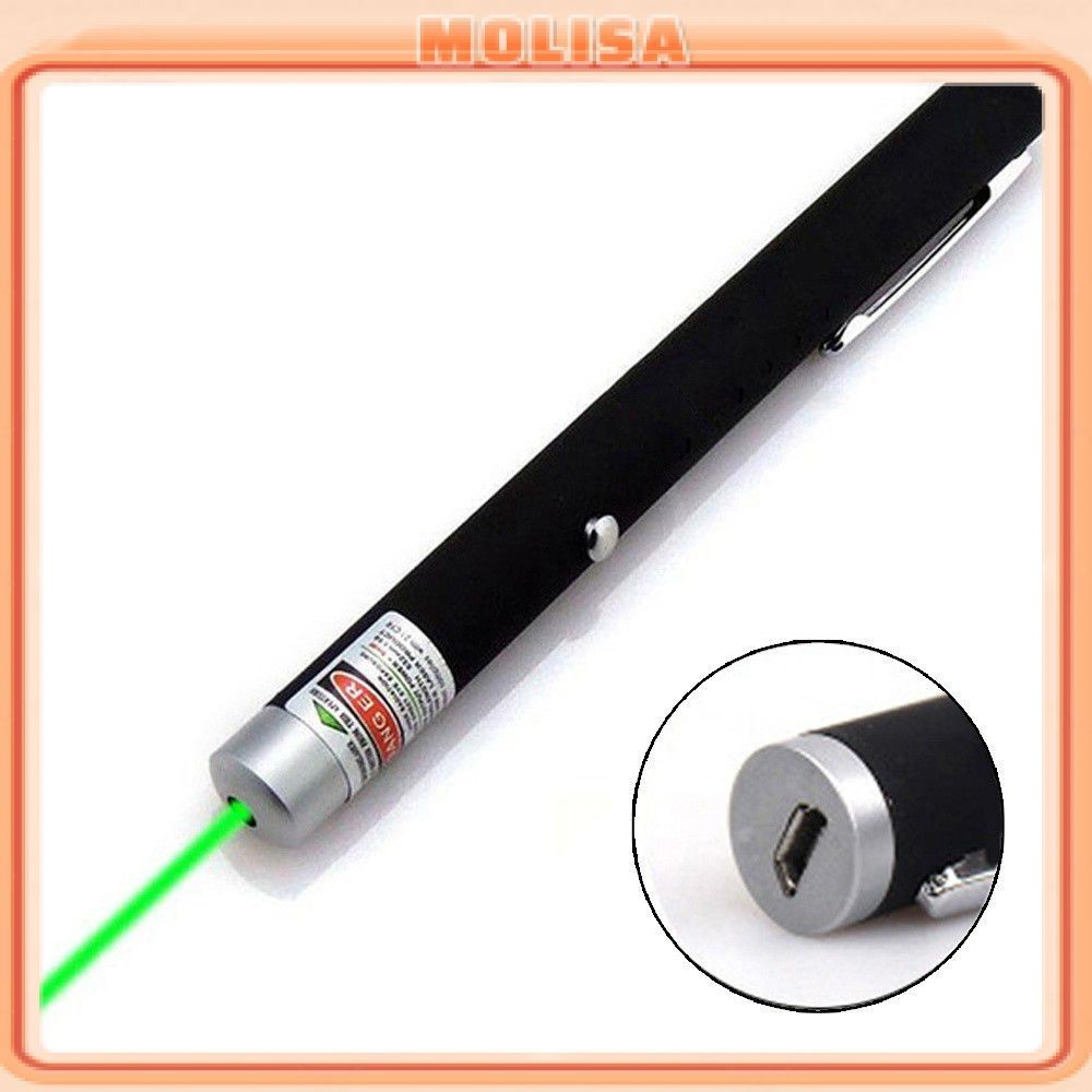 【ready Stock】 Laser Pointer Usb Rechargeable 5mw Laser Pointer Outdoor ...