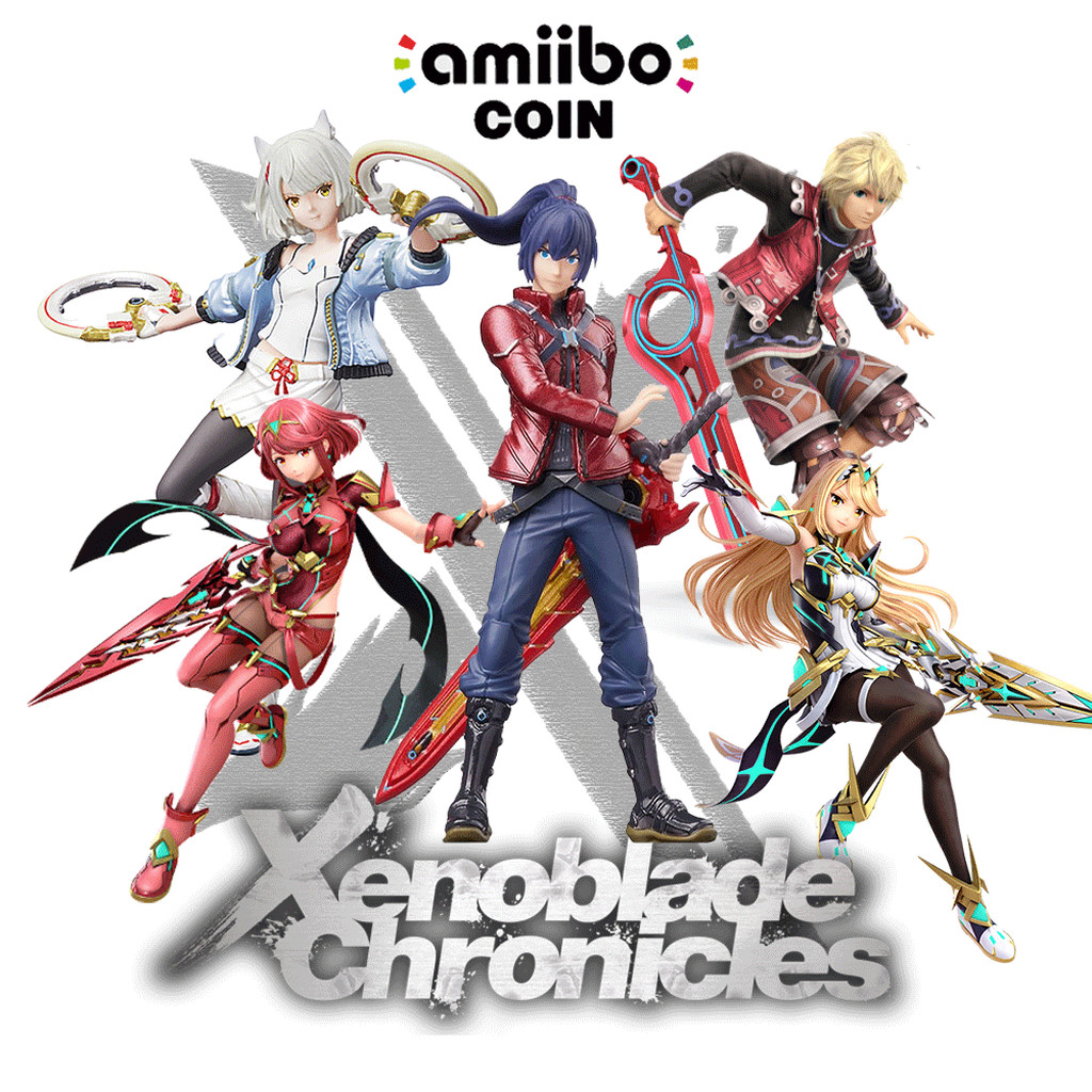 [amiibo Coin] Xenoblade Chronicles Noah/Mio/Hulk/Pyra/Mythra Coin NFC ...