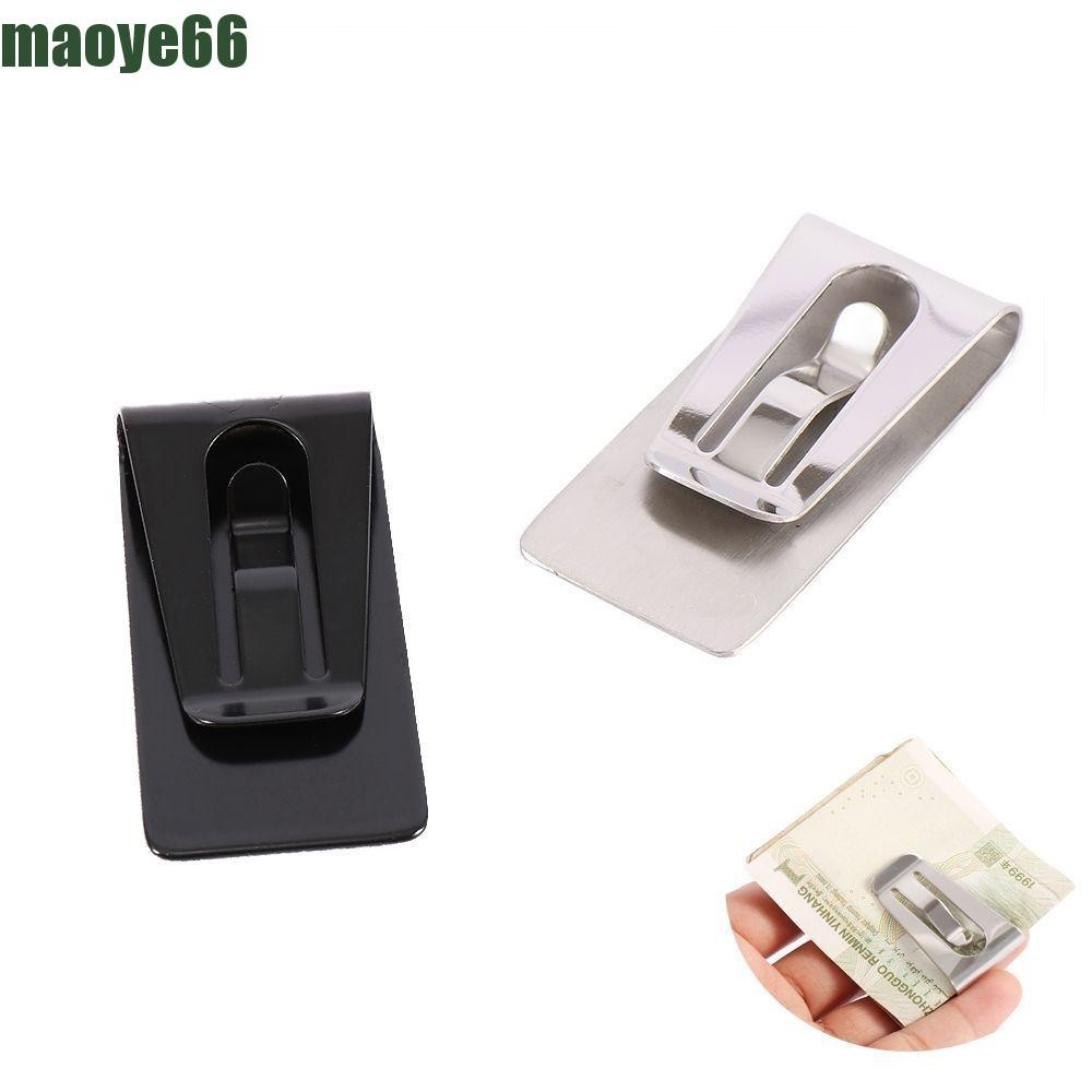 MAOYE Money Clips Stationery Unisex Metal Clip Stainless Steel Bill ...