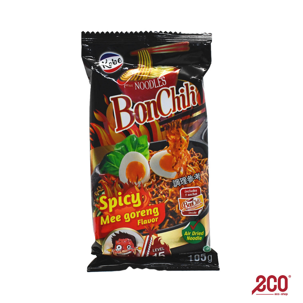 Bon Chili Spicy Mee Goreng Flavour Instant Noodles Level 15 (105g) - AB ...