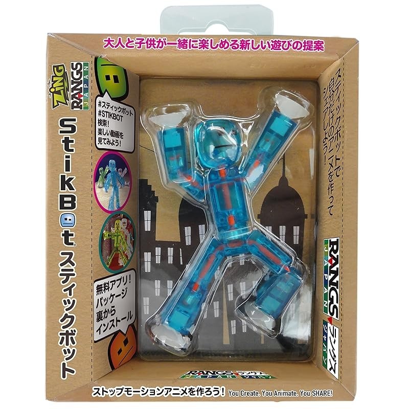 RANGS Japan Stickbot Single Pack S1 Blue | Shopee Malaysia