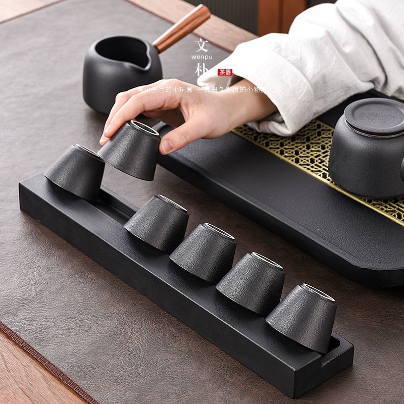 24 Hours Delivery = Tea Set Tea Tray Tea Set Tea Set Ebony Tea Cup ...