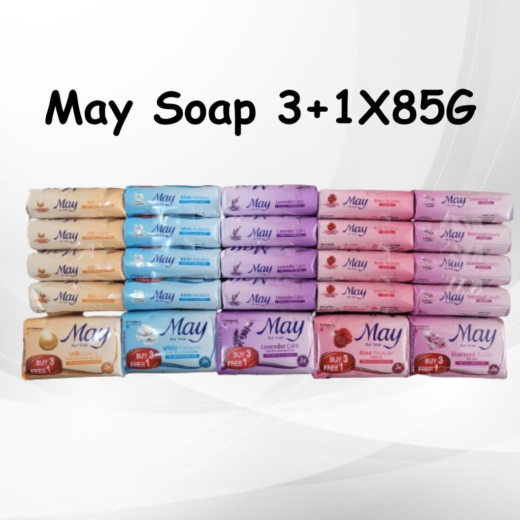 MAY BAR SOAP SABUN MANDI 85gx4PCS | Shopee Malaysia