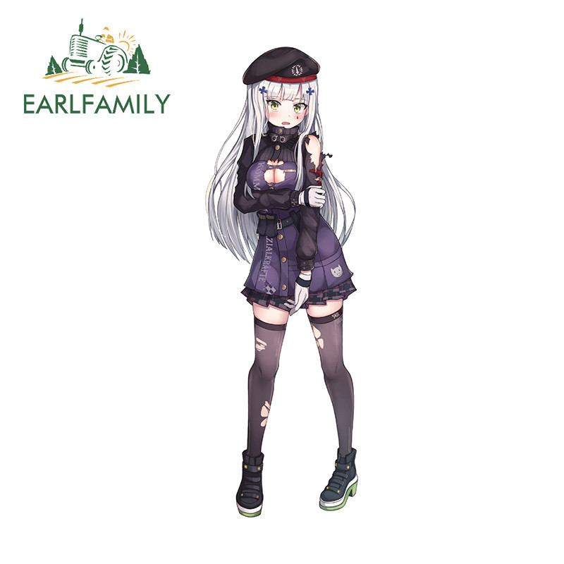 EARLFAMILY 13cm x 4.2cm HK416 Girls Frontline Car Sticker Water Bottle ...