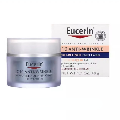Eucerin Anti redness Repairing Soothing Night Cream Sensitive Muscle ...
