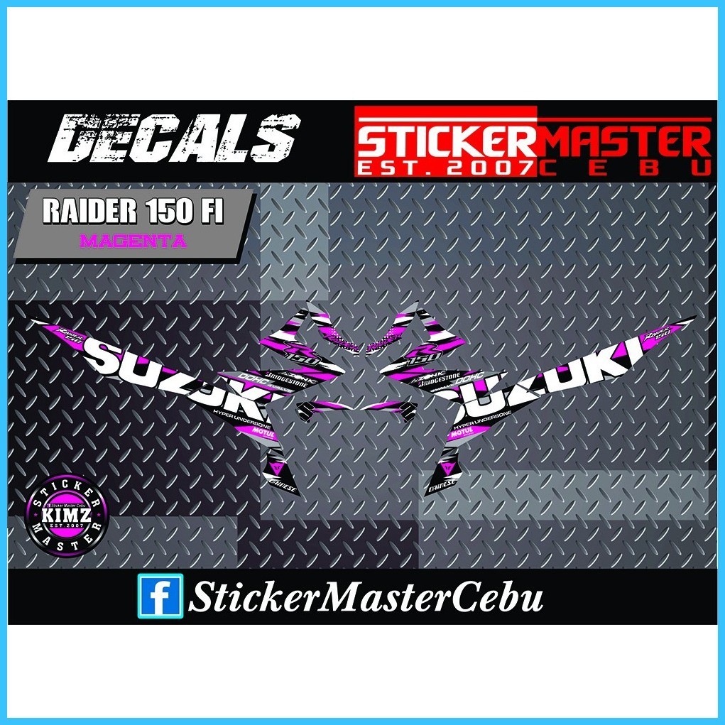 SUZUKI RAIDER 150 Fi DECALS | Shopee Malaysia