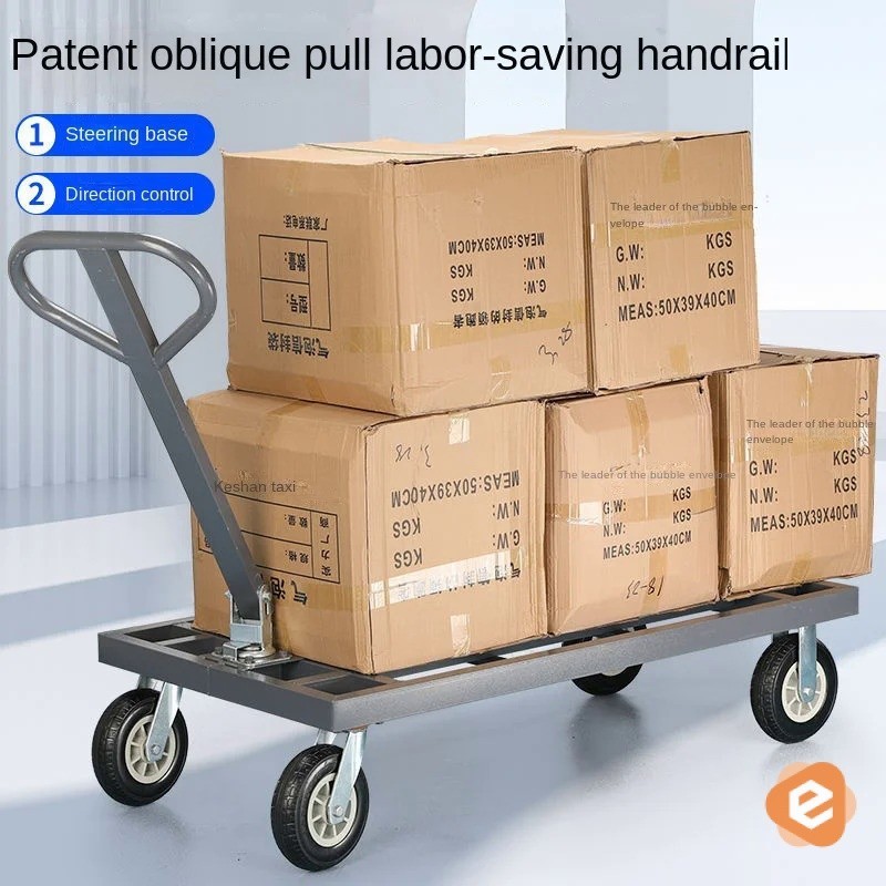 1200KG Heavy Duty Rotating Trolley | Large Folding Metal Troli Besar ...