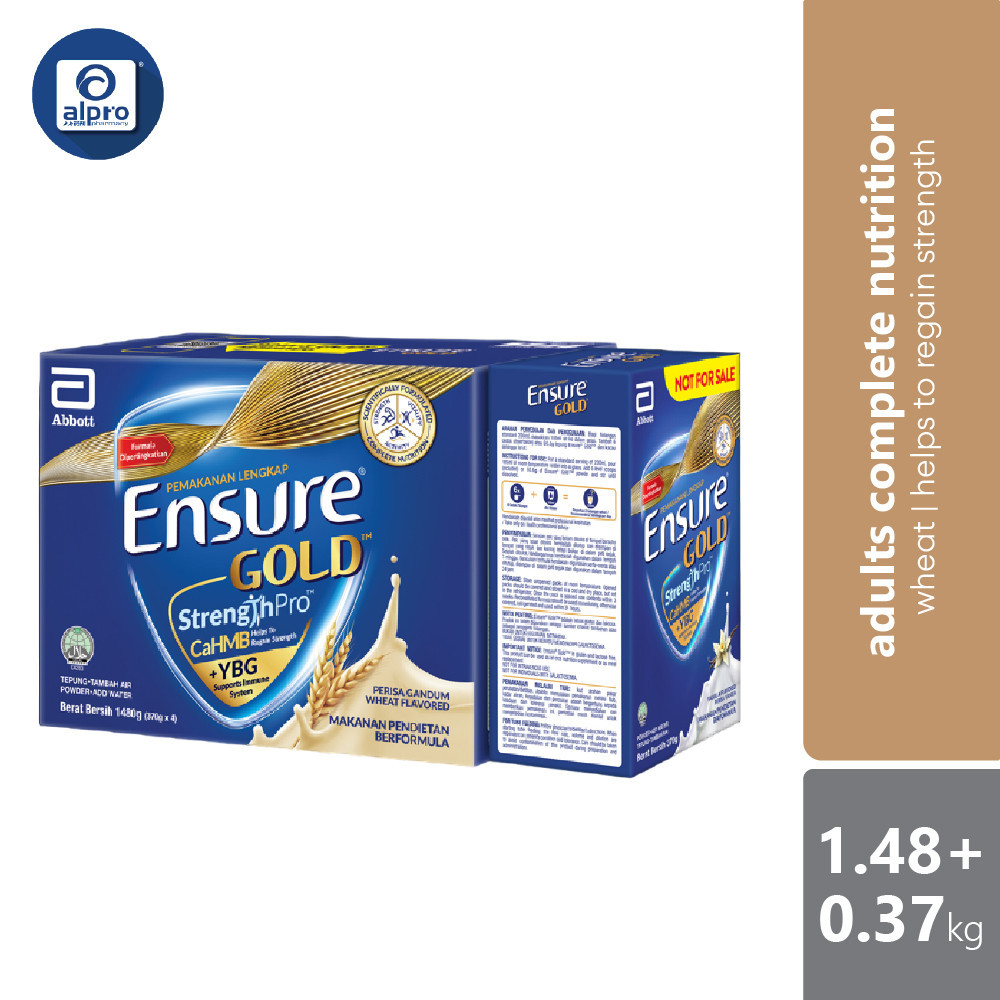 Abbott Ensure Gold Wheat 1.48kg | Free 370g | Shopee Malaysia