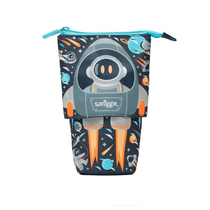 Smiggle Slide 2 In 1 Pencil Case Pilot Rocket Model Smile Bag | Shopee ...