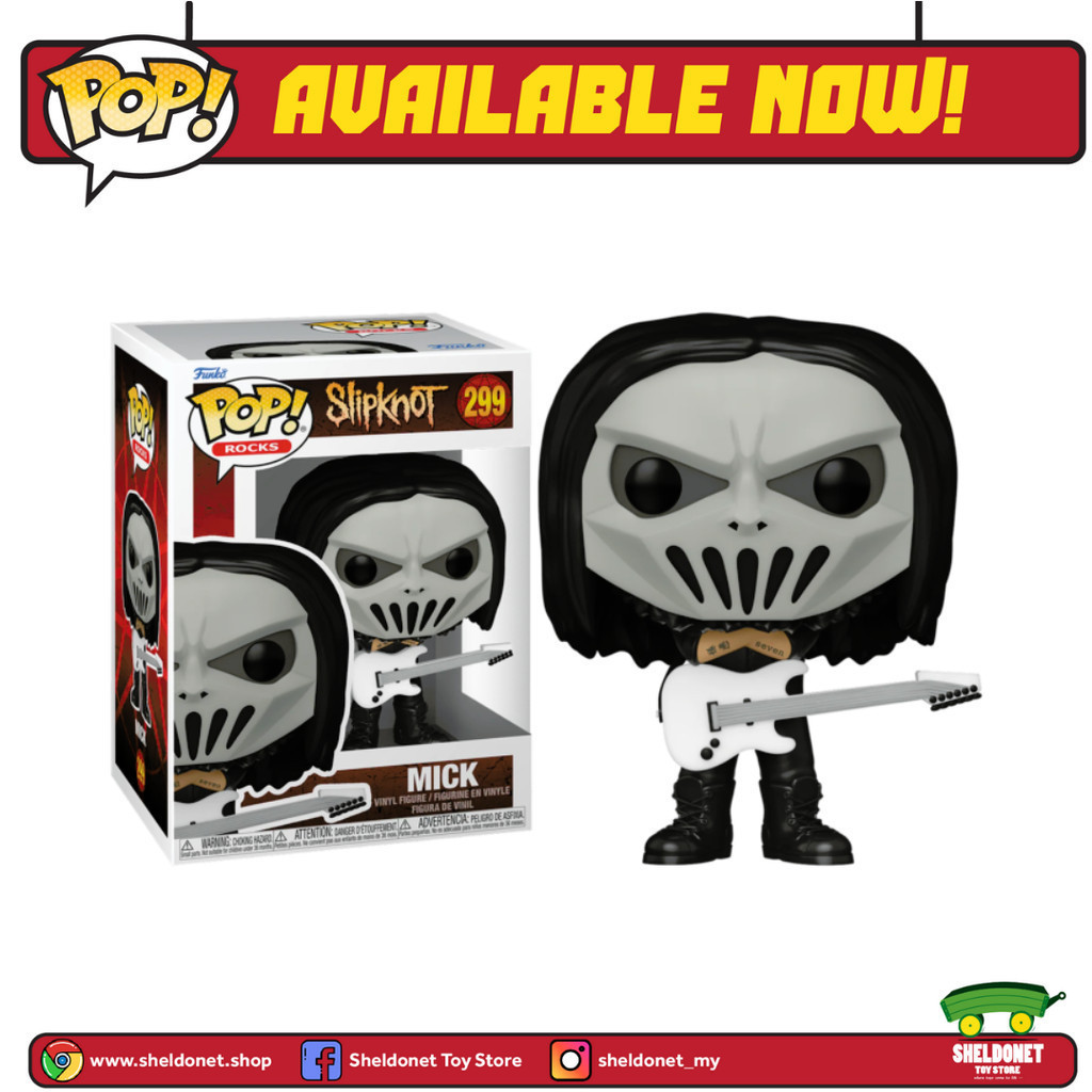 Funko Pop! Rocks: Slipknot - Mick Thomson | Shopee Malaysia
