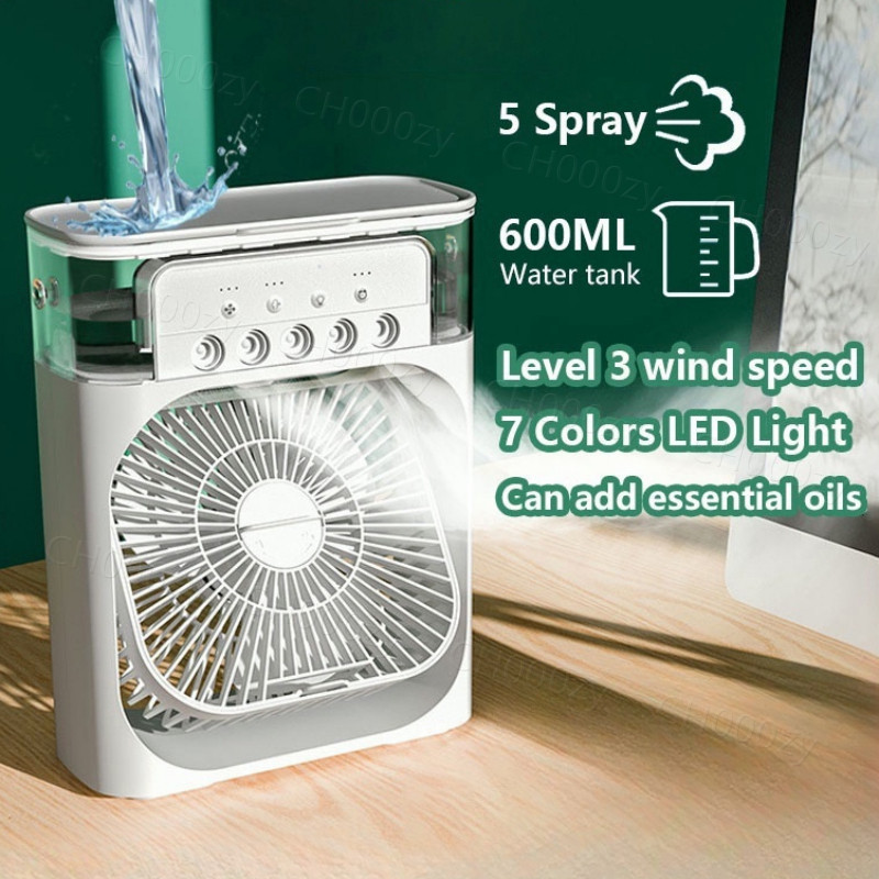 Portable Air Conditioner Fan Mini Cooling Fan Air Cooler Spray Cooling ...
