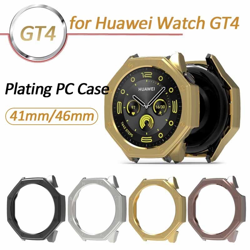 Plating PC Case for Huawei Watch GT4 41mm/46mm Skeleton Watch Case ...