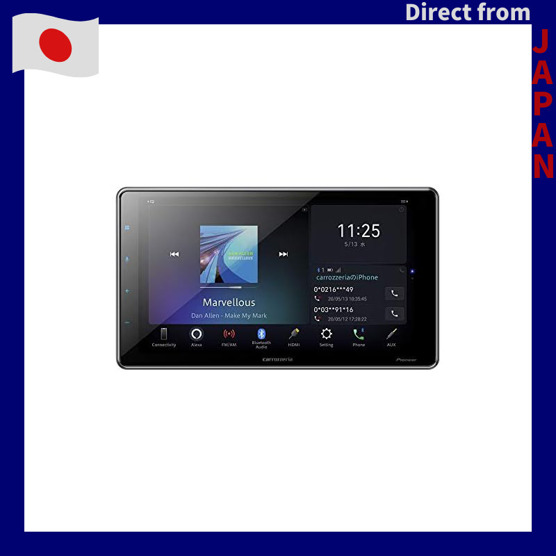 Pioneer 9-Inch Floating Display Audio DMH-SF700 with Amazon Alexa, Apple CarPlay, Android Auto ...