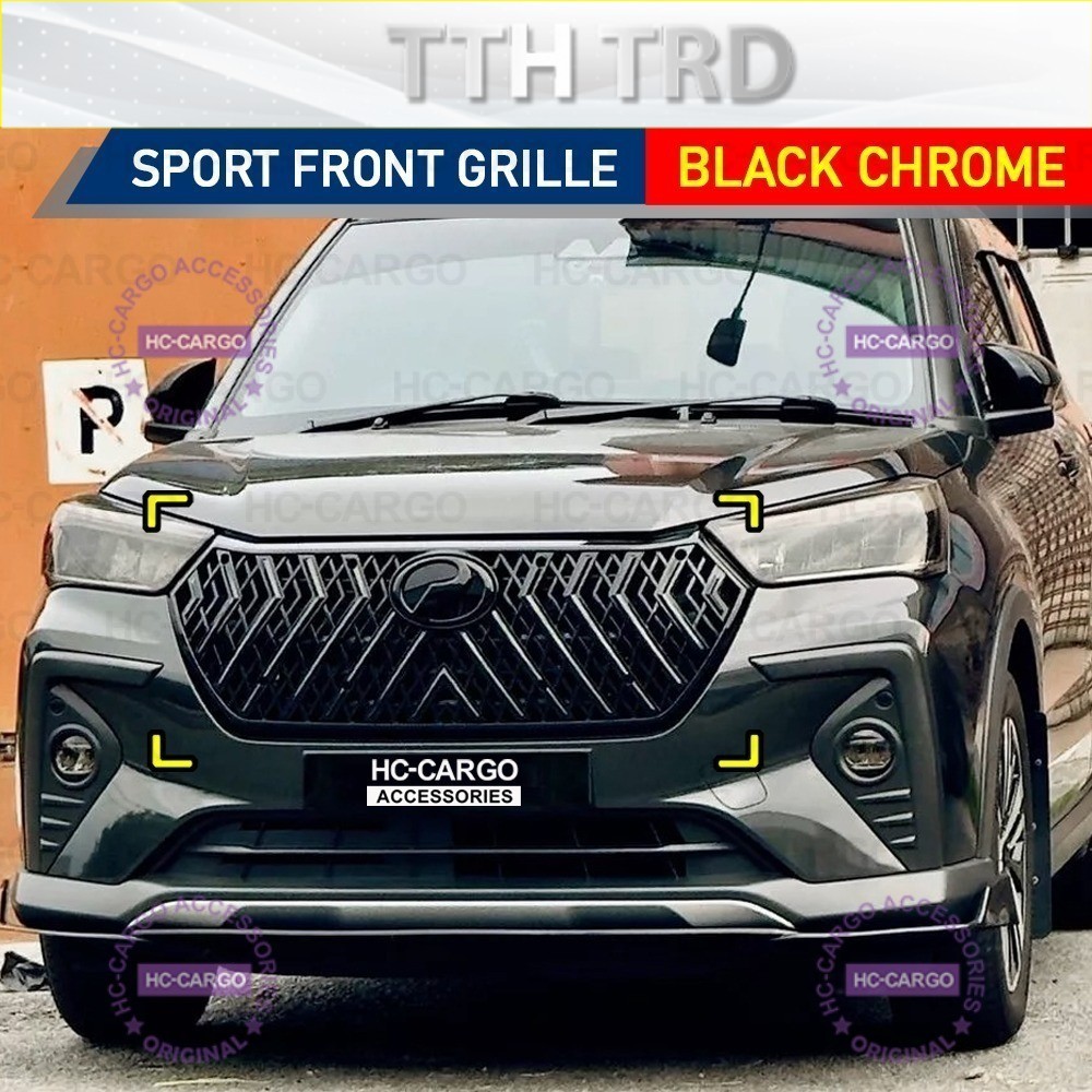 Perodua Ativa 2021-2025 Front Grille LEXUS Dark Knight Design Grilles ...