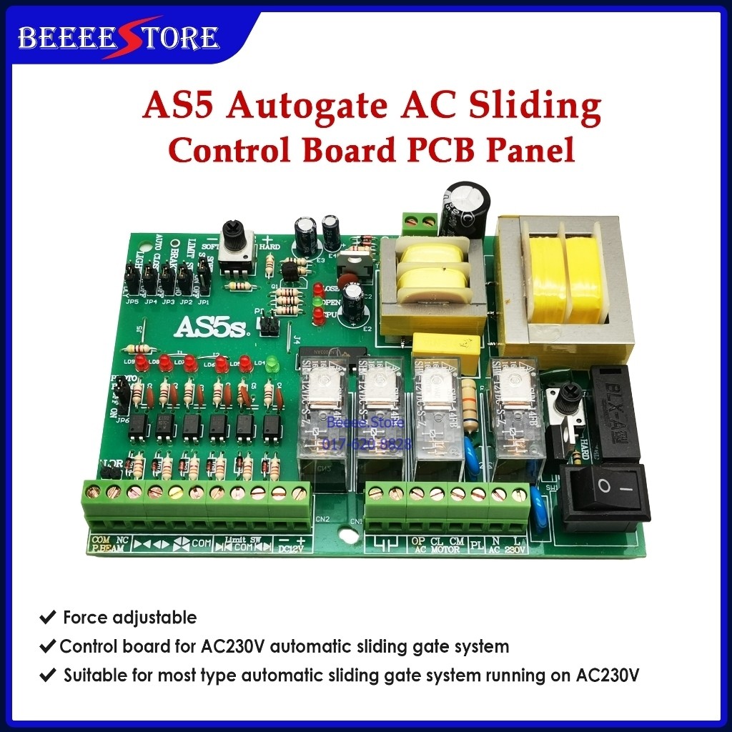 AS5 Autogate AC Sliding Control Board PCB Panel (Compatible to F5 Board ...