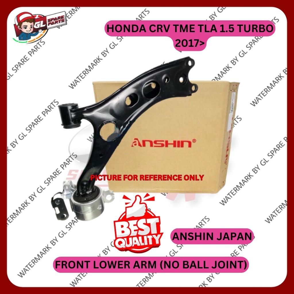 (ANSHIN JAPAN) FRONT LOWER ARM HONDA CRV TME TLA 2017> (NO BALL JOINT) | Shopee Malaysia