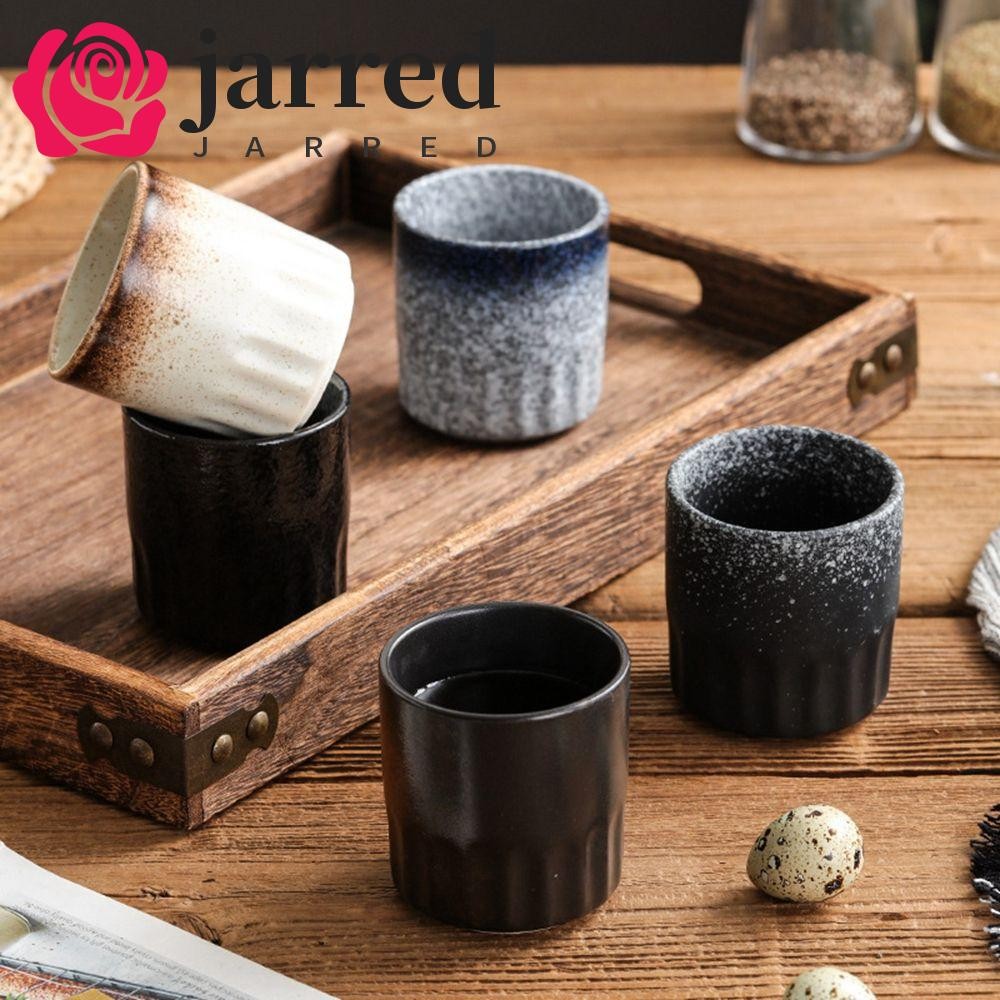 JARRED Tea Cup Chinese Asian Pottery Stoneware Cuisine Tea Ceremony Mug ...