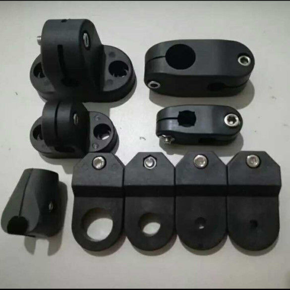 Plastic Cross Fixing Clip Pillar Conveyor with Guardrail Cross Bearing ...