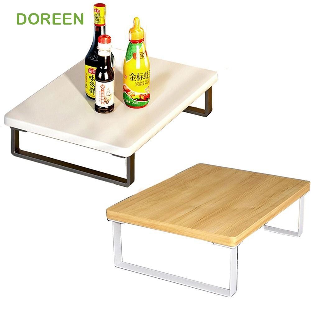 DOREEN Kitchen Counter Rack, Extra Storage Stackable Cabinet Spice ...