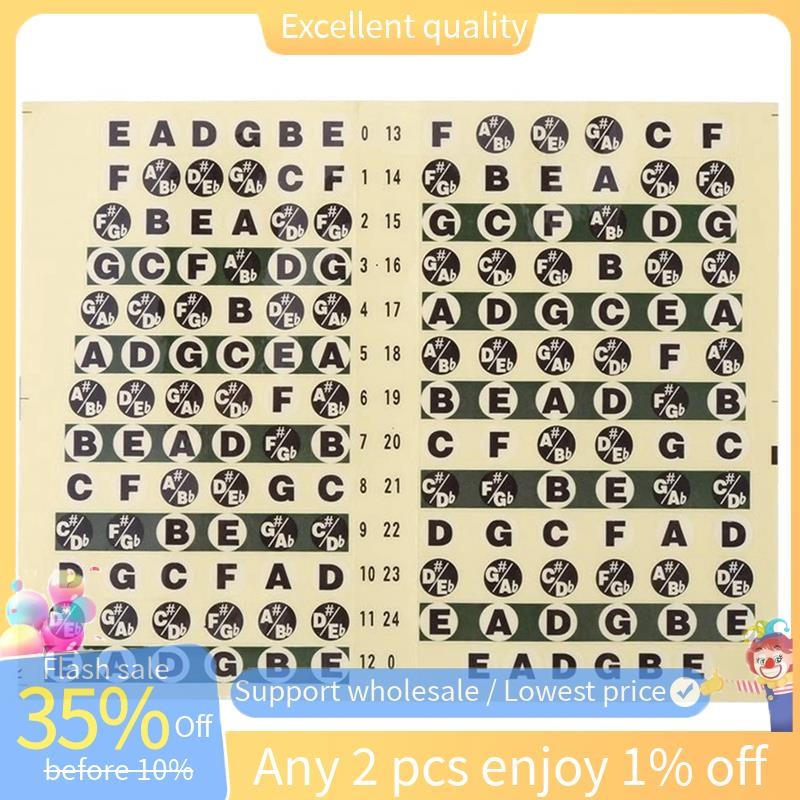 Guitar Stickers Guitar Stickers Fingerboard Sticker Guitar Chord ...