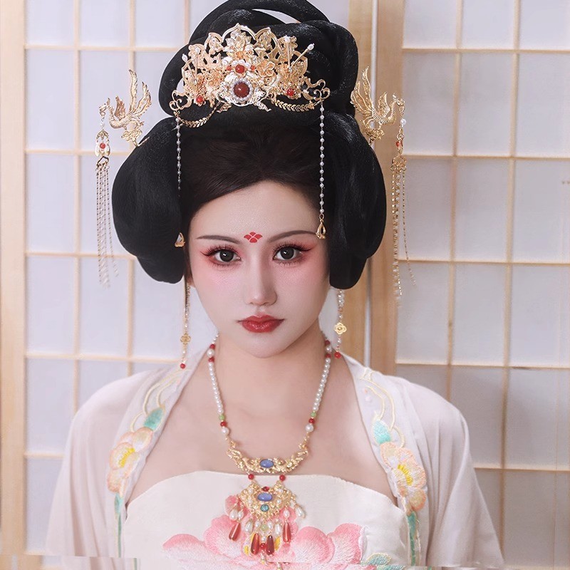 Hanfu Hair Crown Ancient Style Tang Style Ming Made Song Made Ancient ...