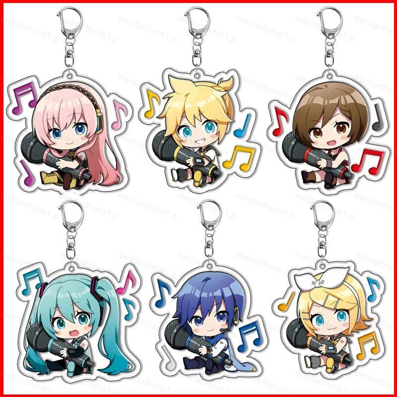 Jason Hatsune Miku Kagamine Rin Acrylic Keychain Backpack Pendant MEIKO ...