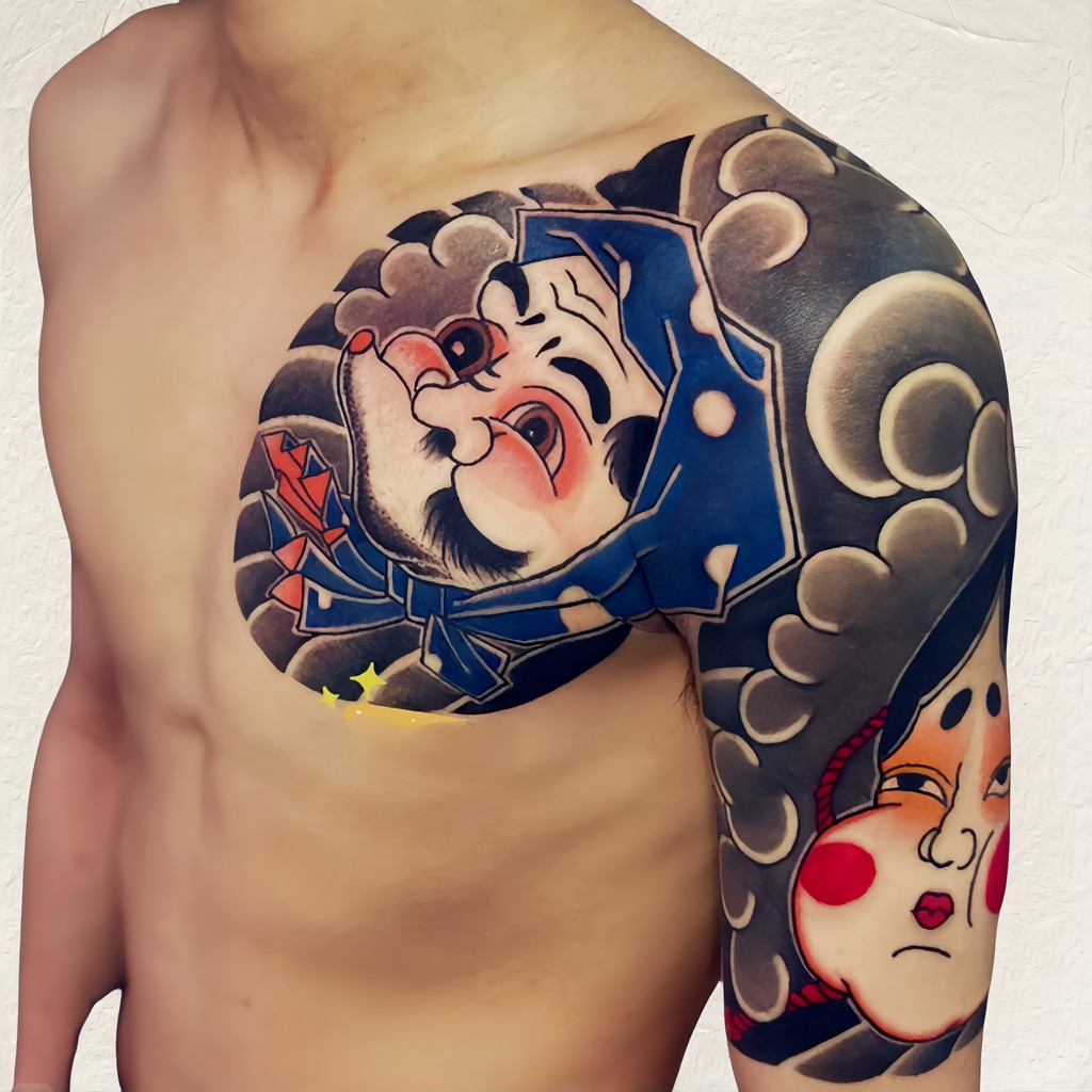 Influencer Same Style Tattoo Stickers Tattoo Stickers Cartoon Tattoo ...