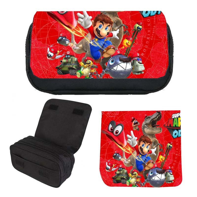 New Mario Tuesday Tuesday Three Bento Bag Children Anime Pencil Case ...