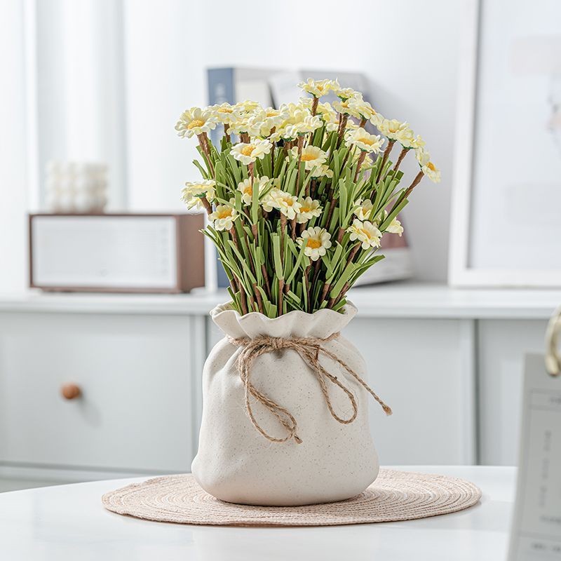 Ceramic High-value Vase ins Simple Modern Flower Arrangement Hydroponic ...