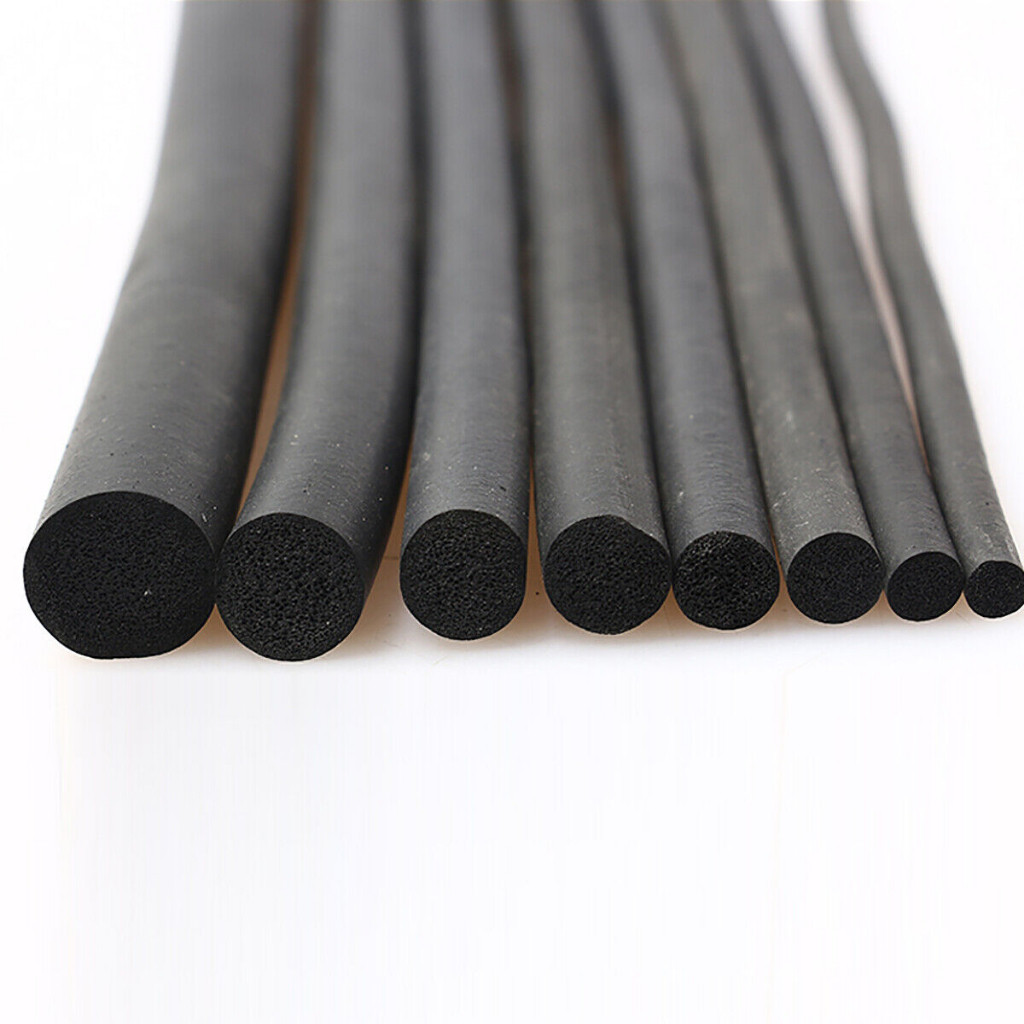10 Meter EPDM Foam Round Strip Rubber Vacuum Suction Cup Sealing Strip ...