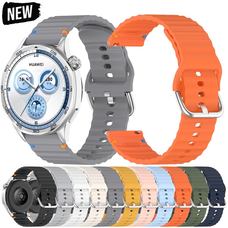 20mm 22mm Silicone Watch Strap For Huawei watch GT5 GT 5 Pro GT4 GT3 ...