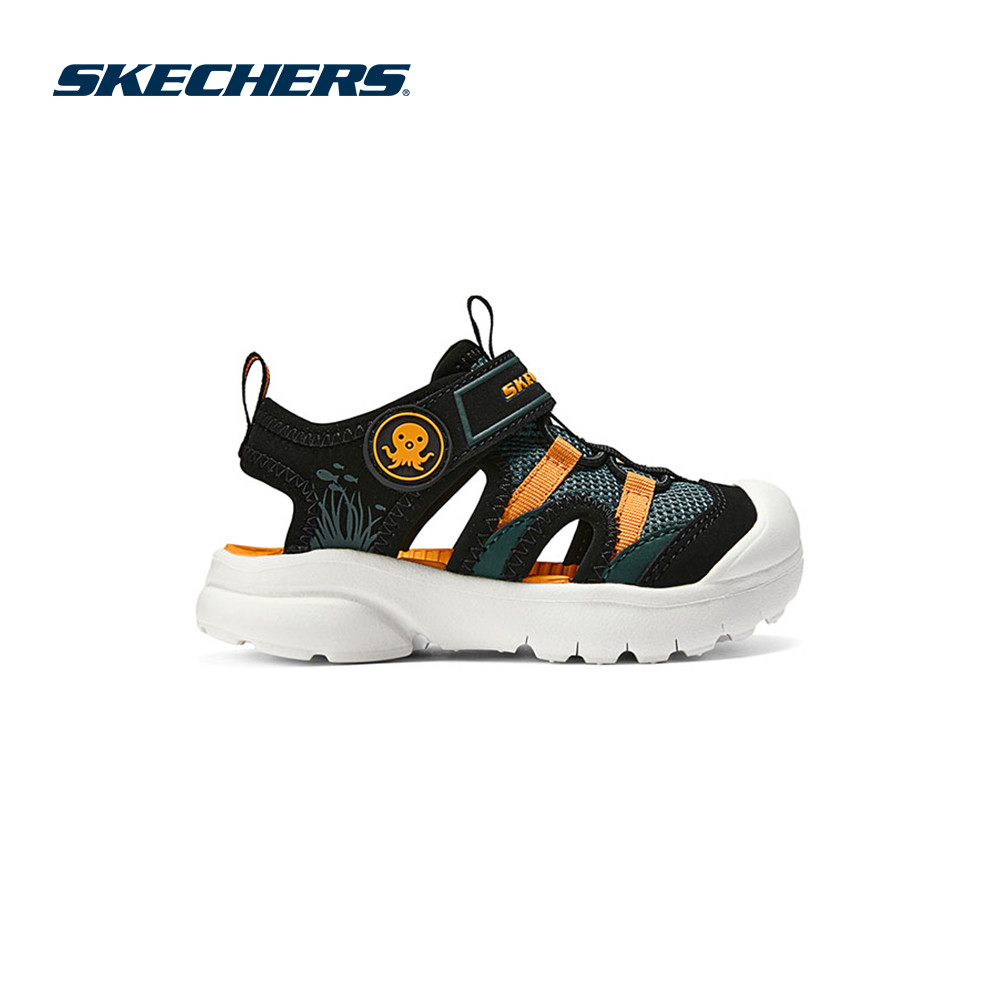 Skechers Infant Boys Razor Rush Sandals - 407112N-BKOL | Shopee Malaysia