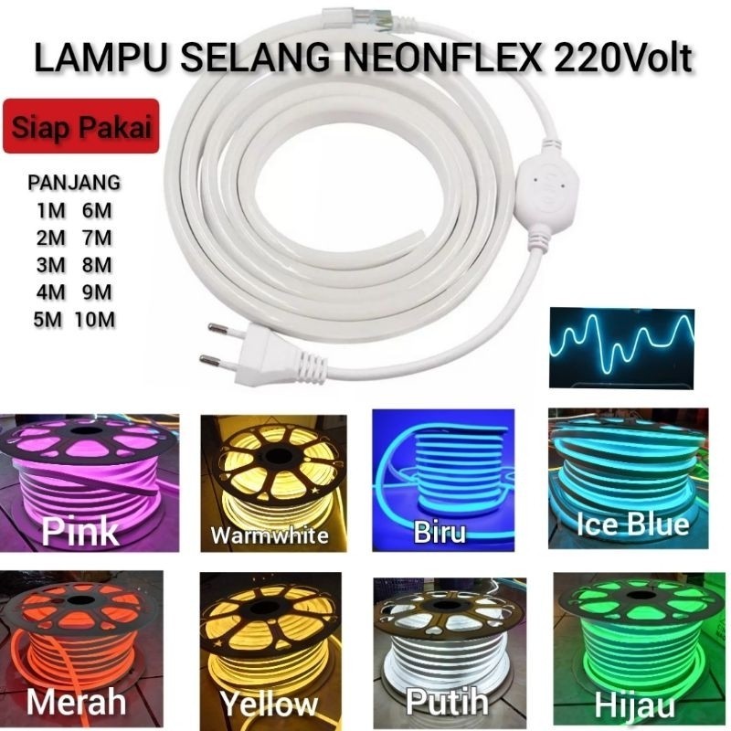 Led Strip Neon Flex Light Package 1 - 10 METERS / Flexible AC 220V ...