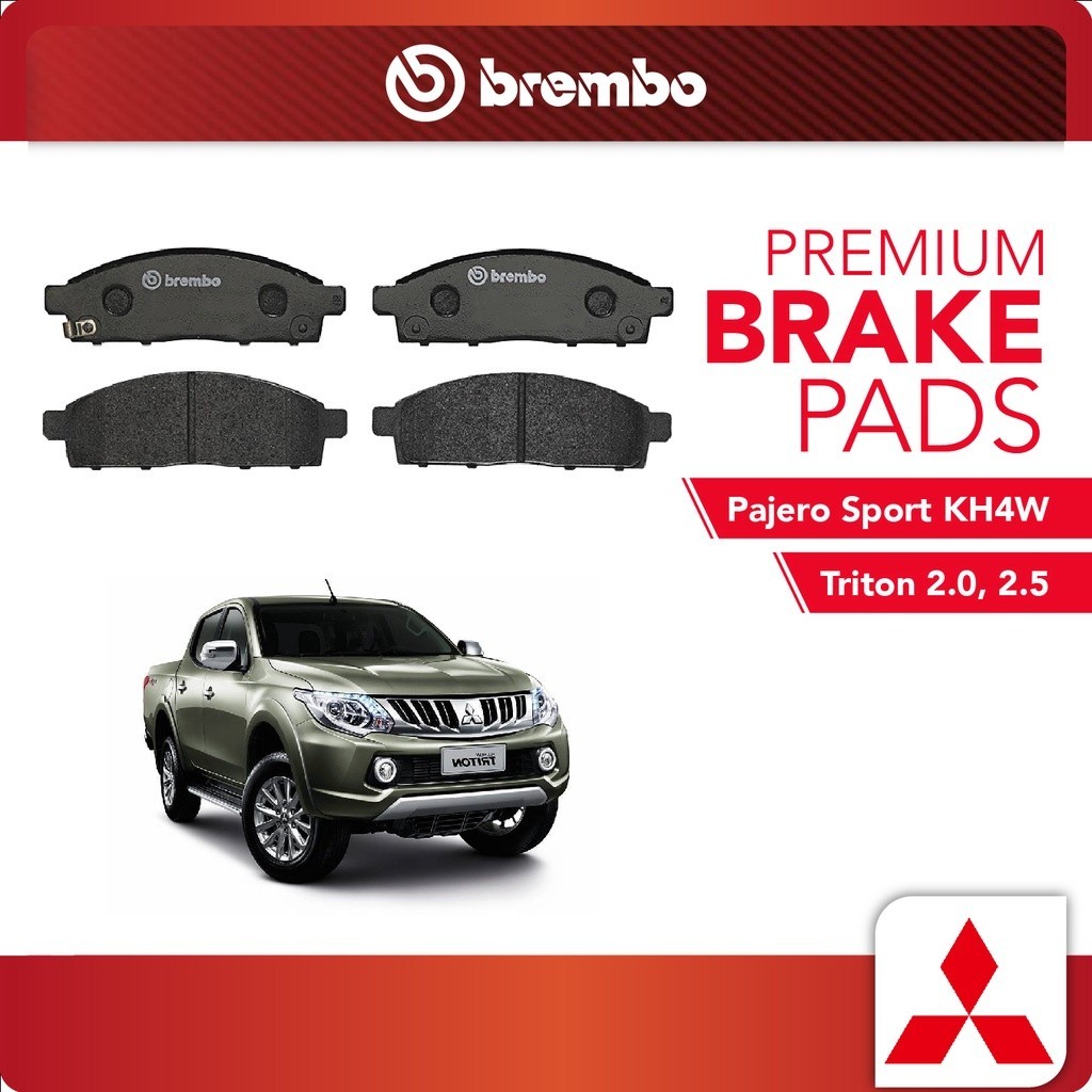 BREMBO Front Brake Pads (1 set) For Mitsubishi Pajero Sport KH4W ...